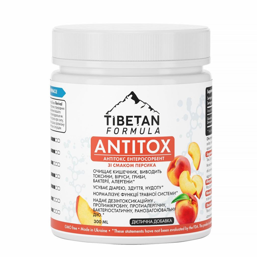 Антитокс / Antitox plus peach 300 мл Со вкусом персика – Tibetan Formula